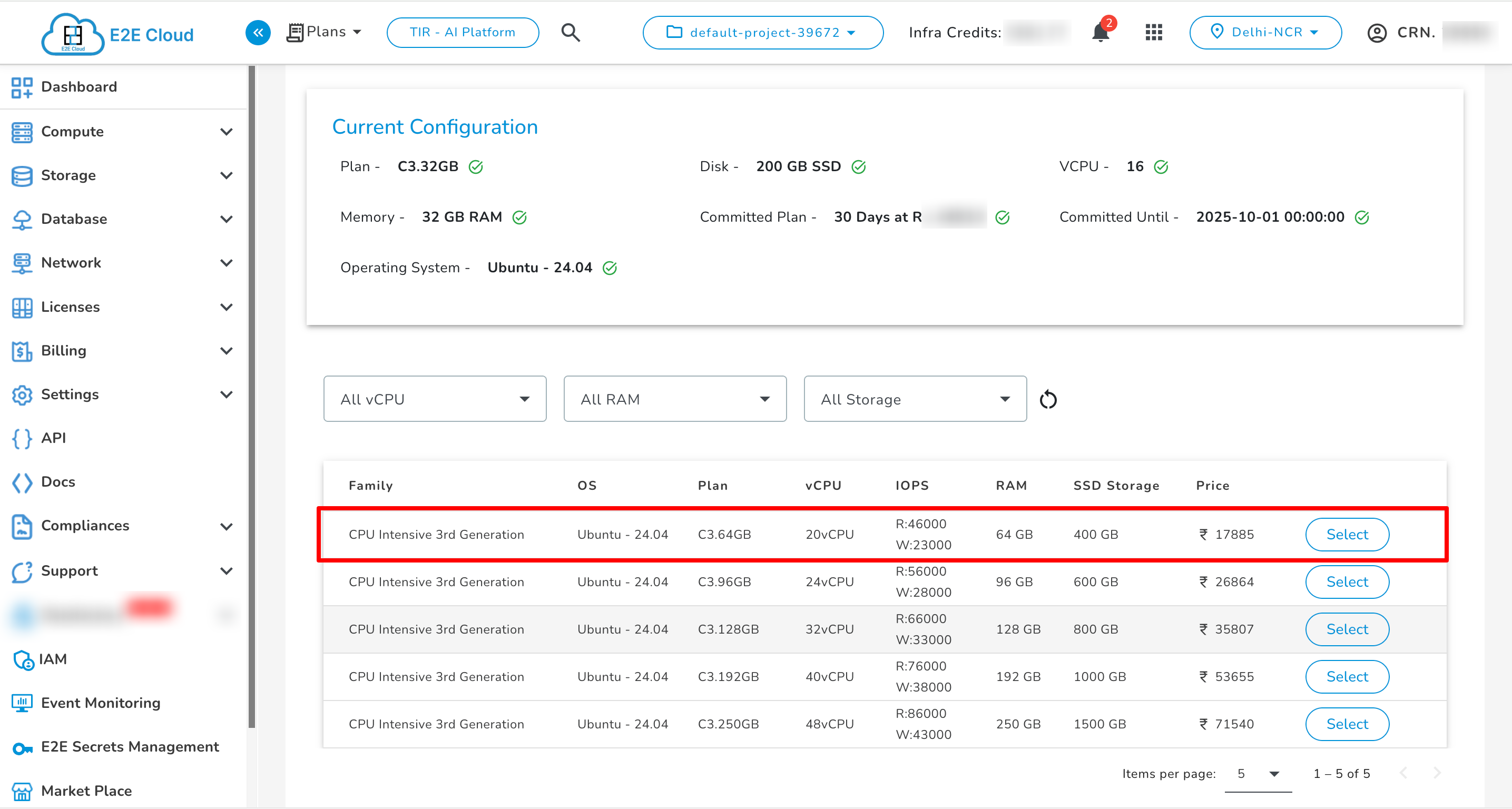 Committed Node | E2E Cloud
