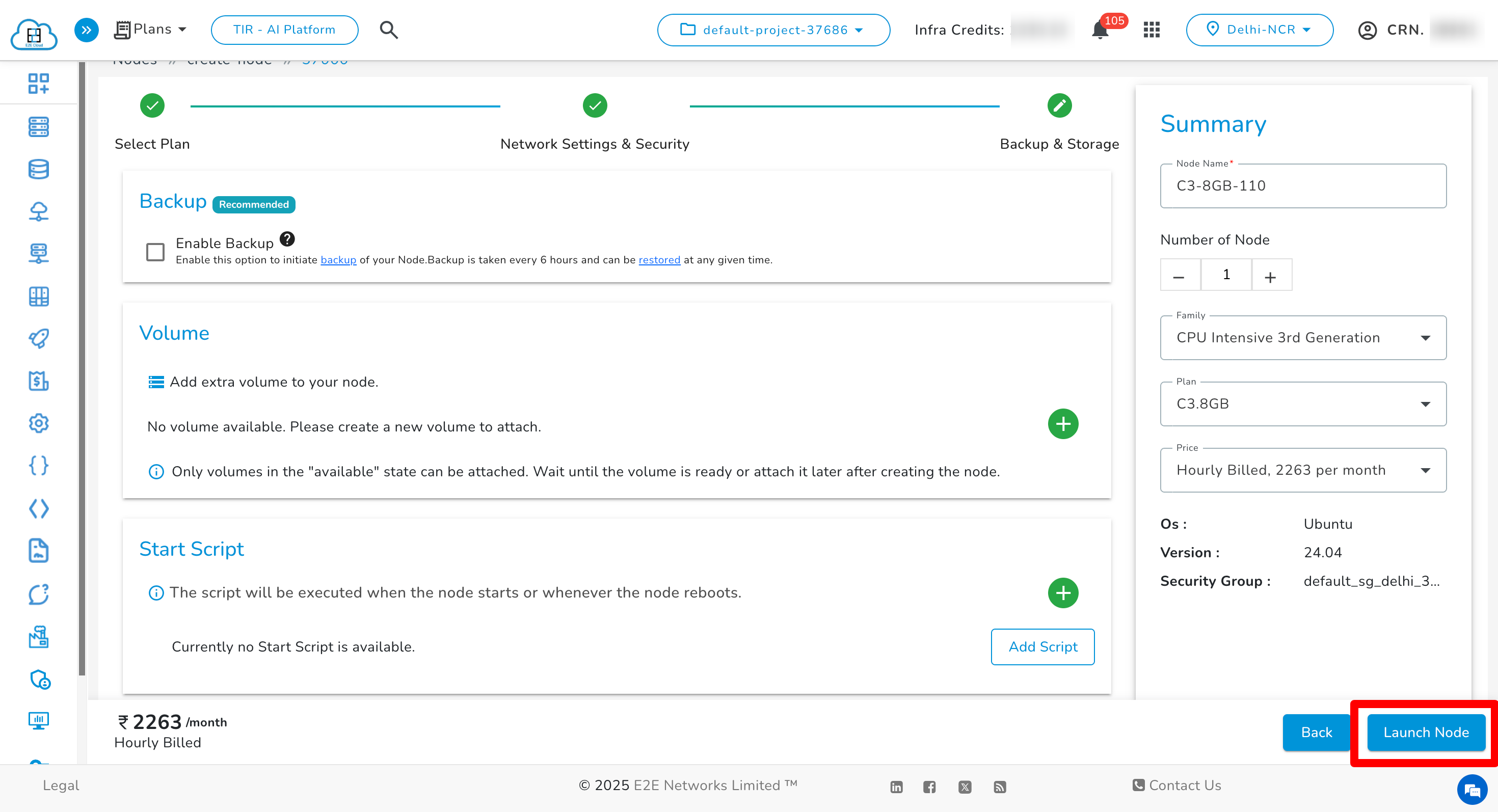 Create Image | E2E Cloud