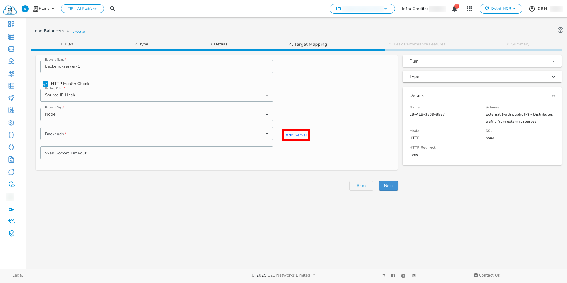 Create Encrypted Load Balancer | E2E Cloud