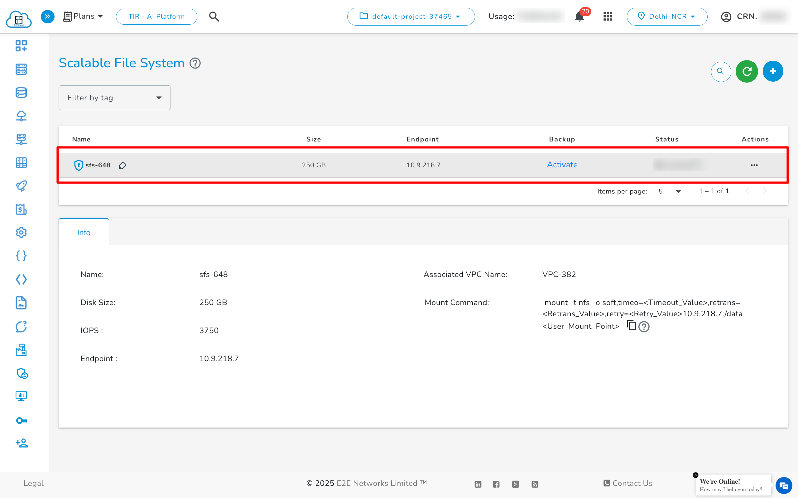 Scalable File System Encryption | E2E Cloud
