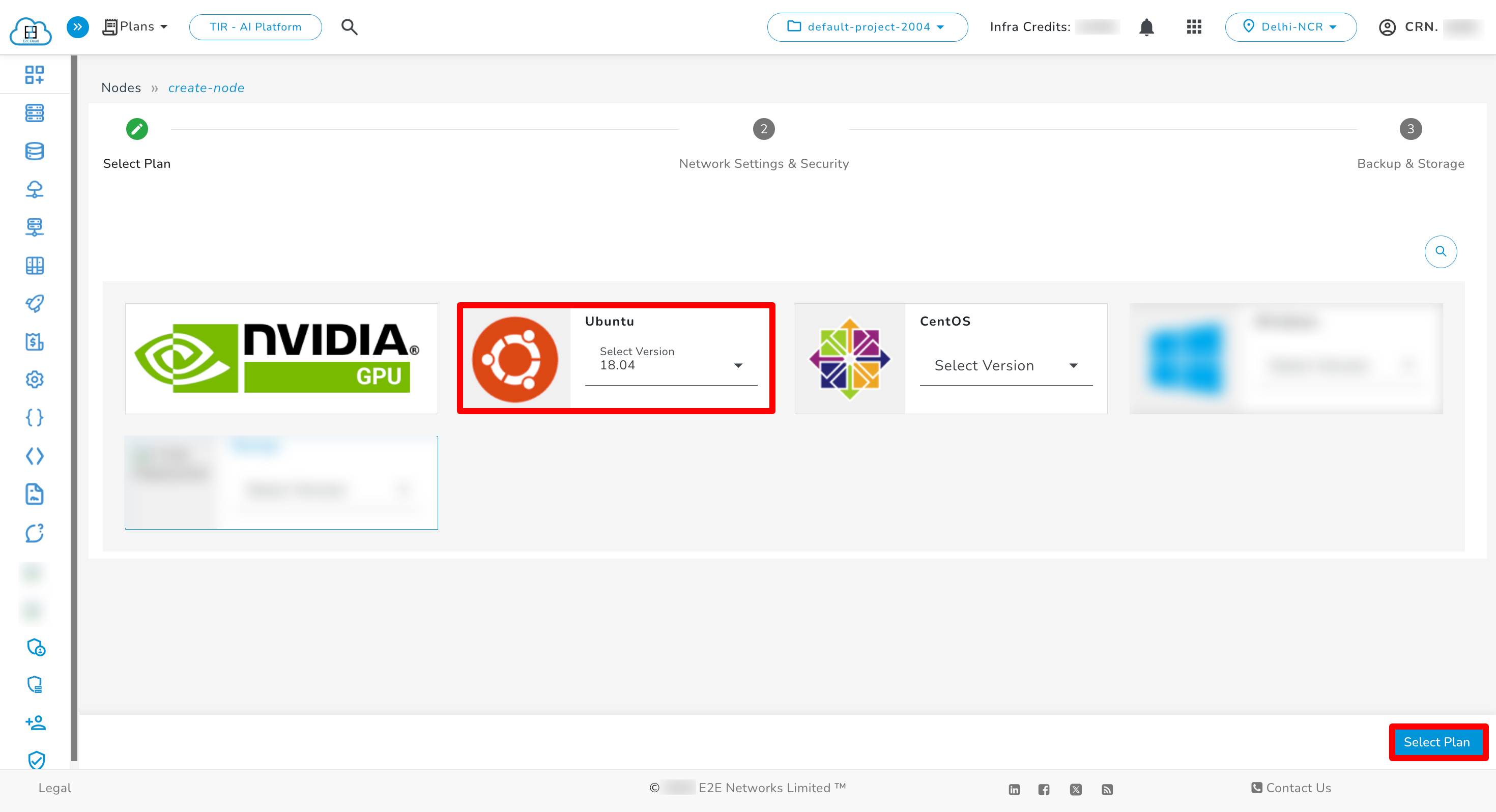 Node in Private Cluster | E2E Cloud