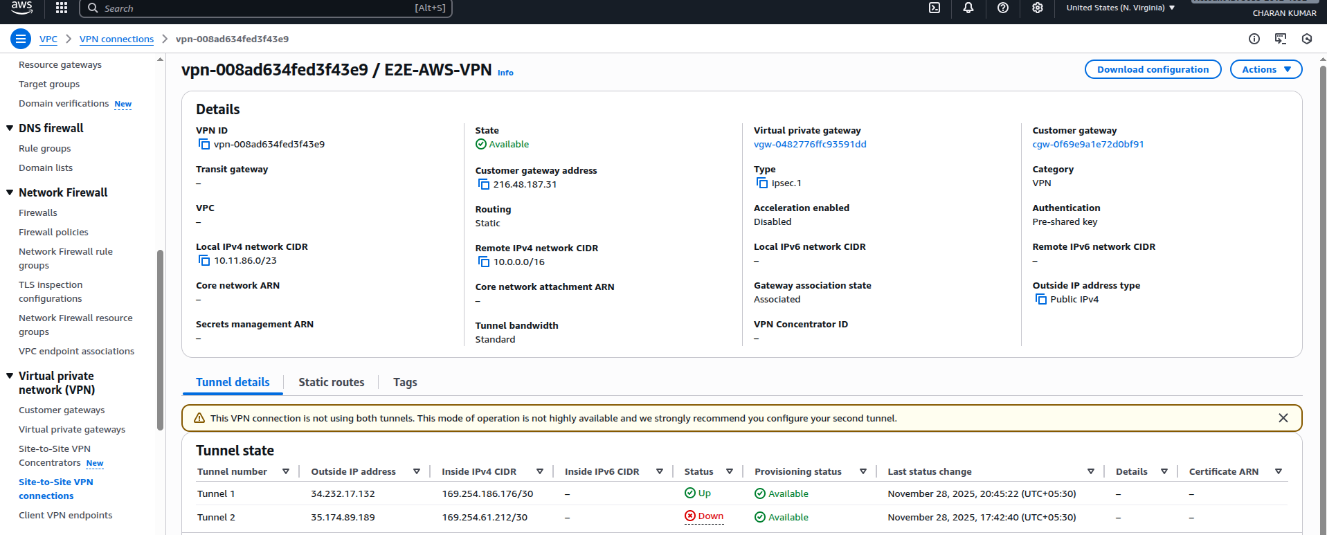 VPC Setup Guide | E2E Cloud