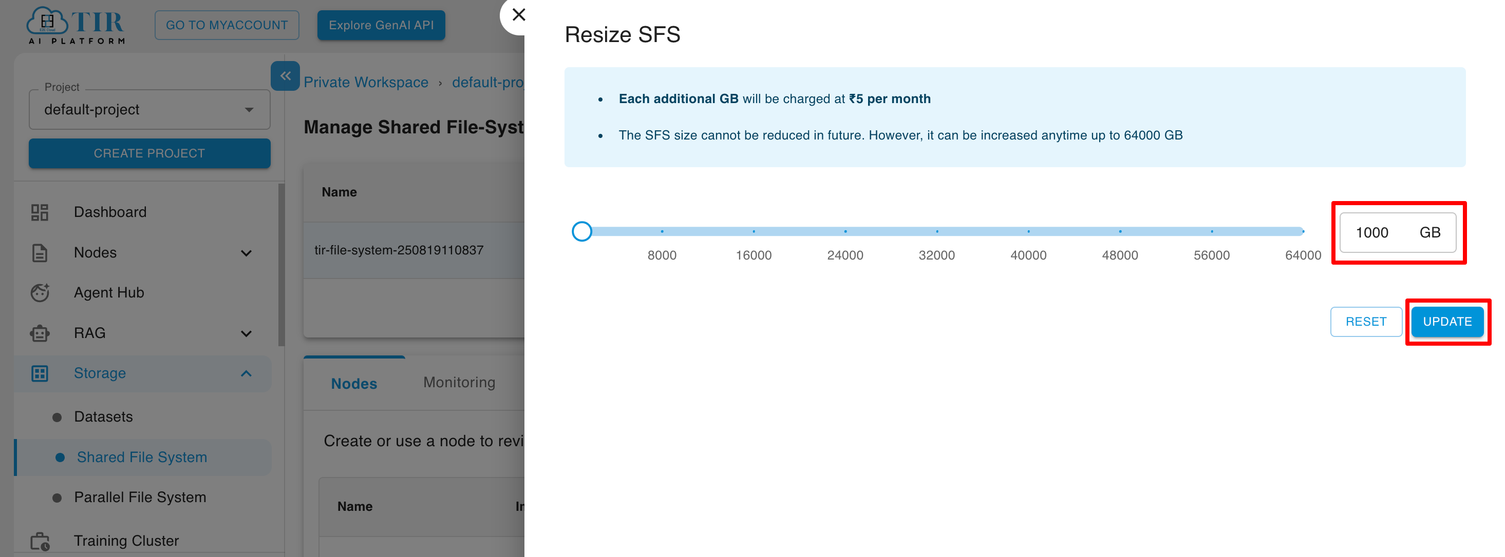 Configuring Shared File-System | E2E Cloud