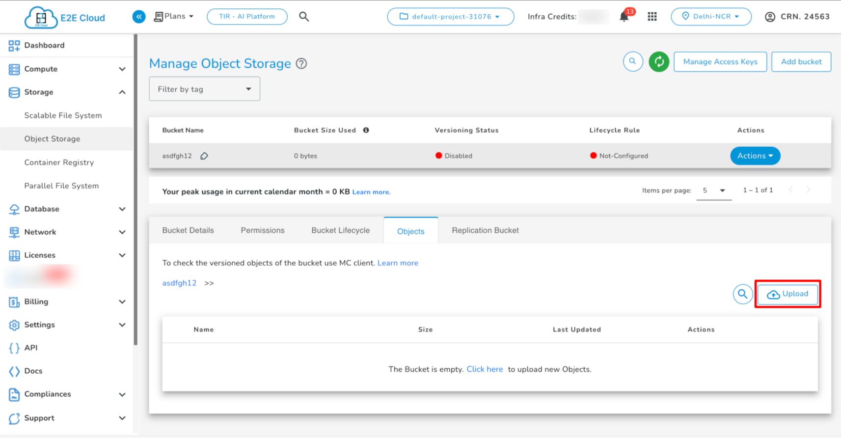 Import Volume | E2E Cloud