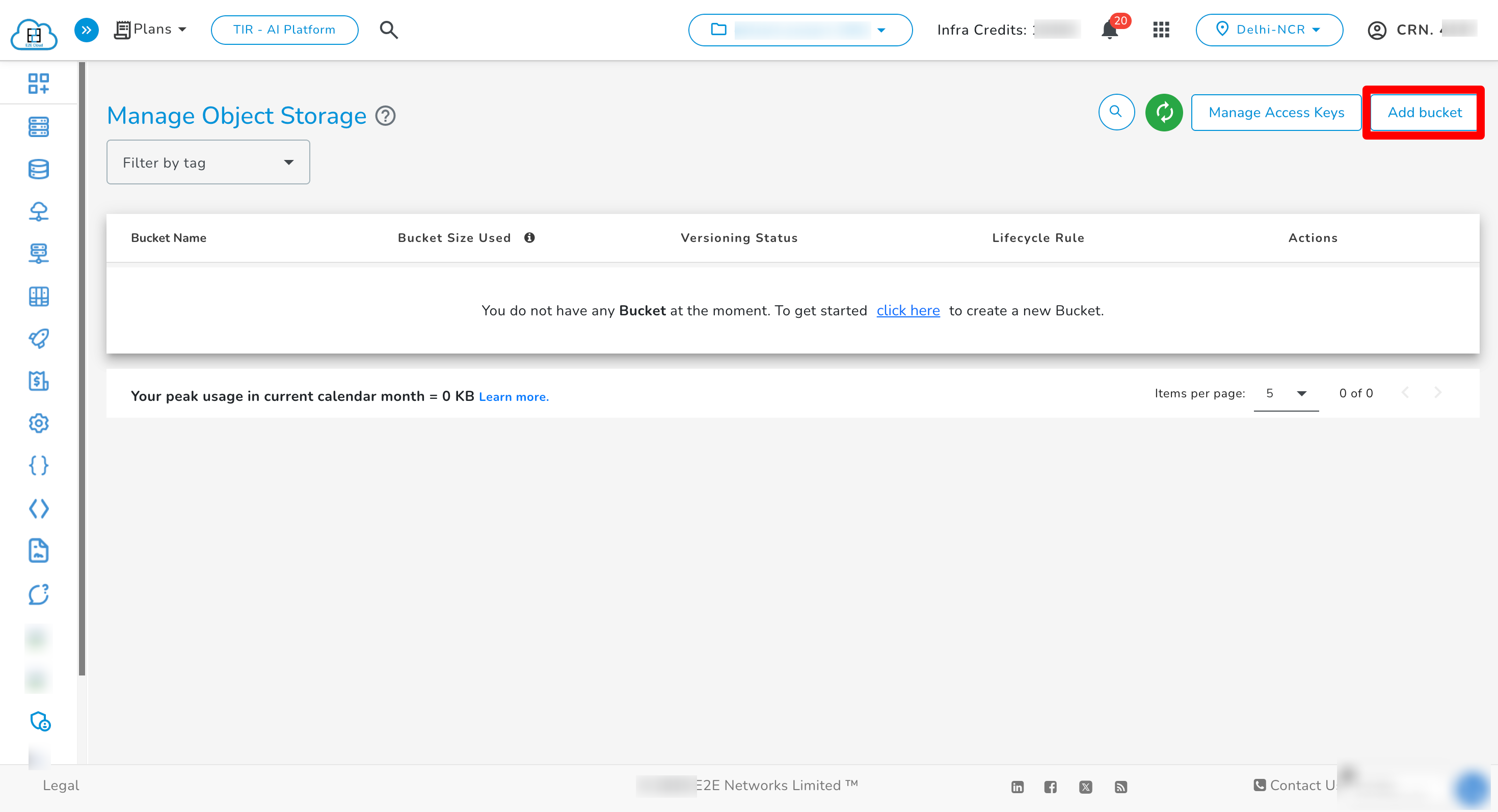Steps for Encryption | E2E Cloud