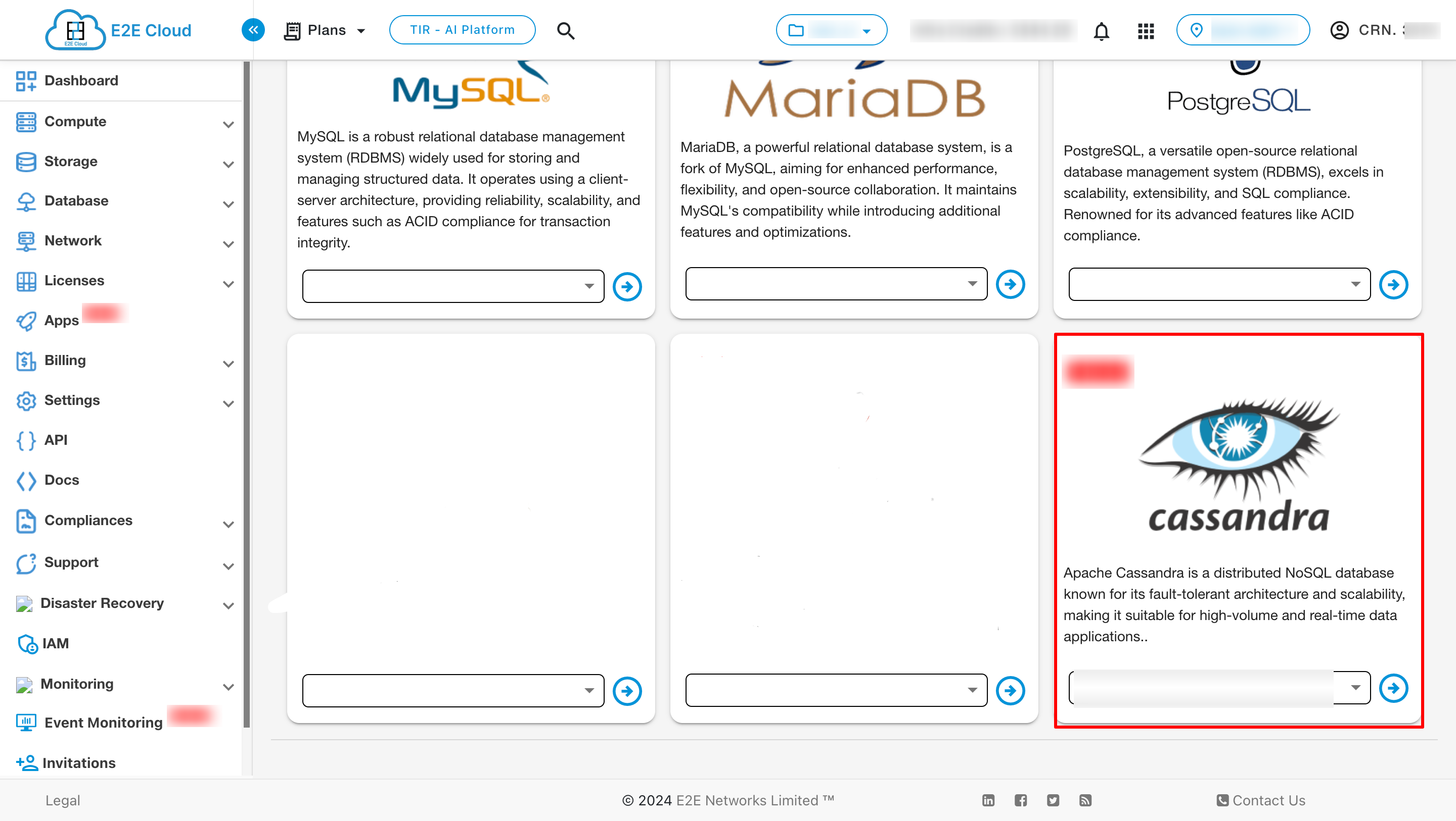 Cassandra | E2E Cloud