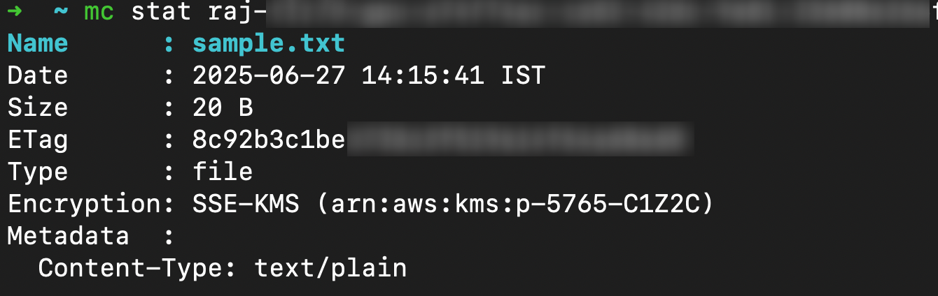 Steps for Encryption | E2E Cloud