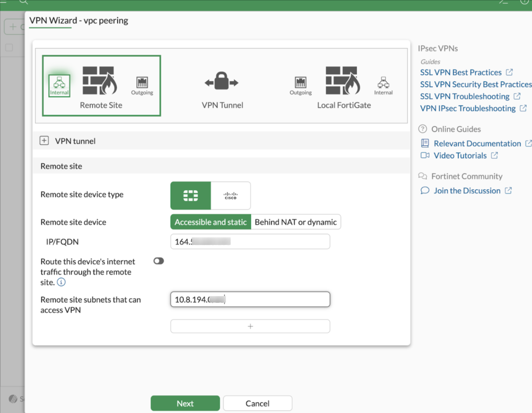 VPC Peering | E2E Cloud