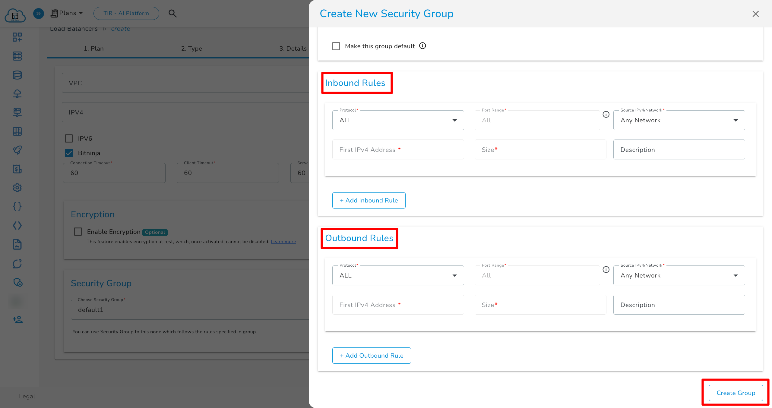 Application Load Balancer | E2E Cloud