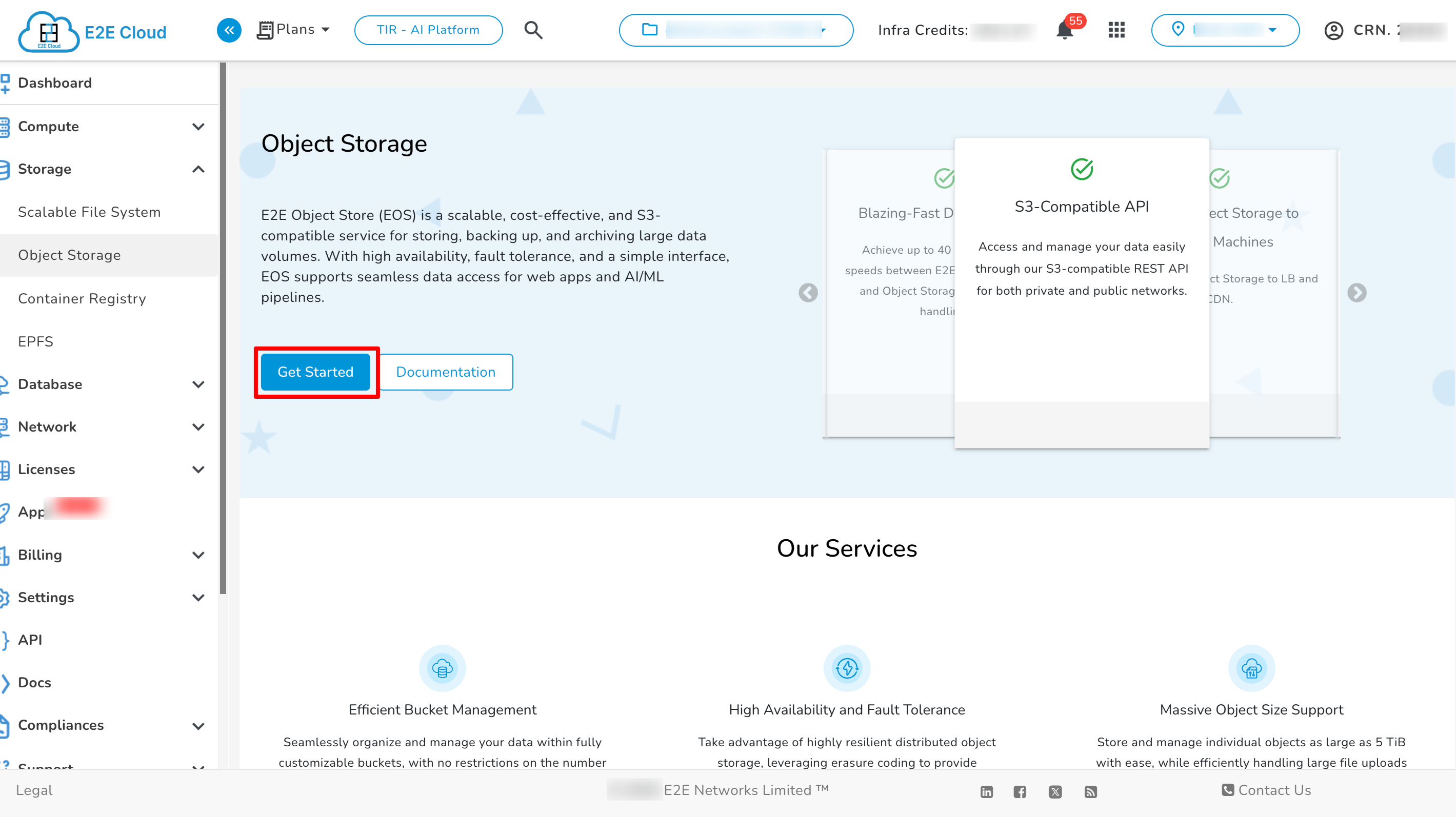 Steps for Encryption | E2E Cloud
