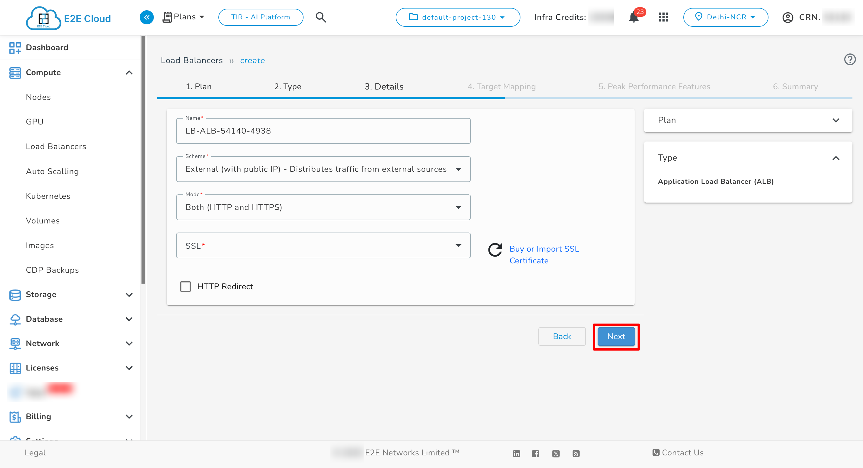 Load Balancer in Private Cluster | E2E Cloud