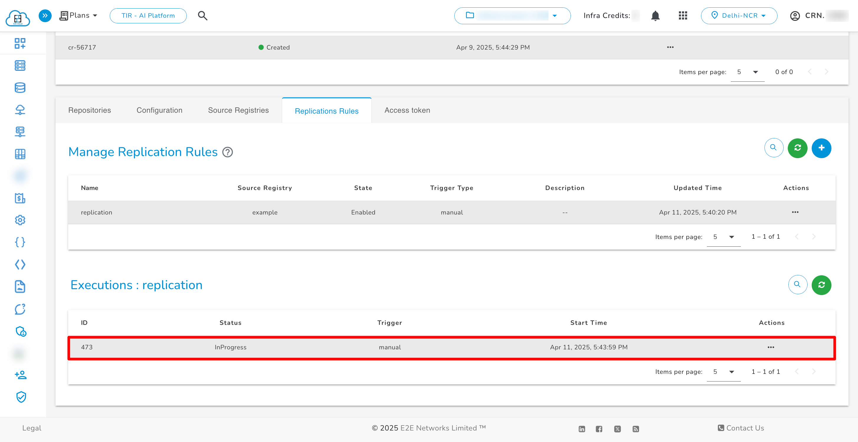 Pull operations | E2E Cloud
