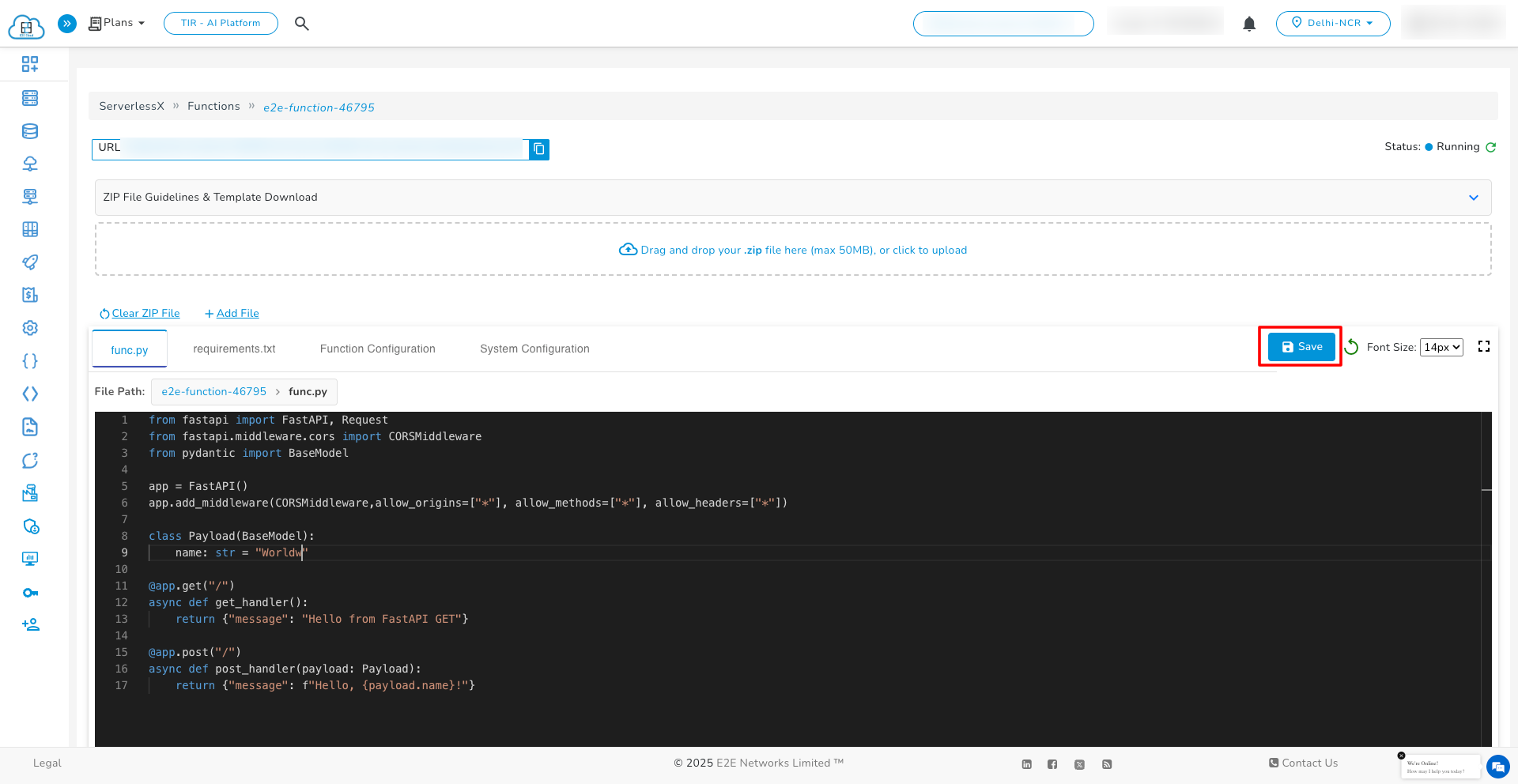 ServerlessX (FaaS) | E2E Cloud
