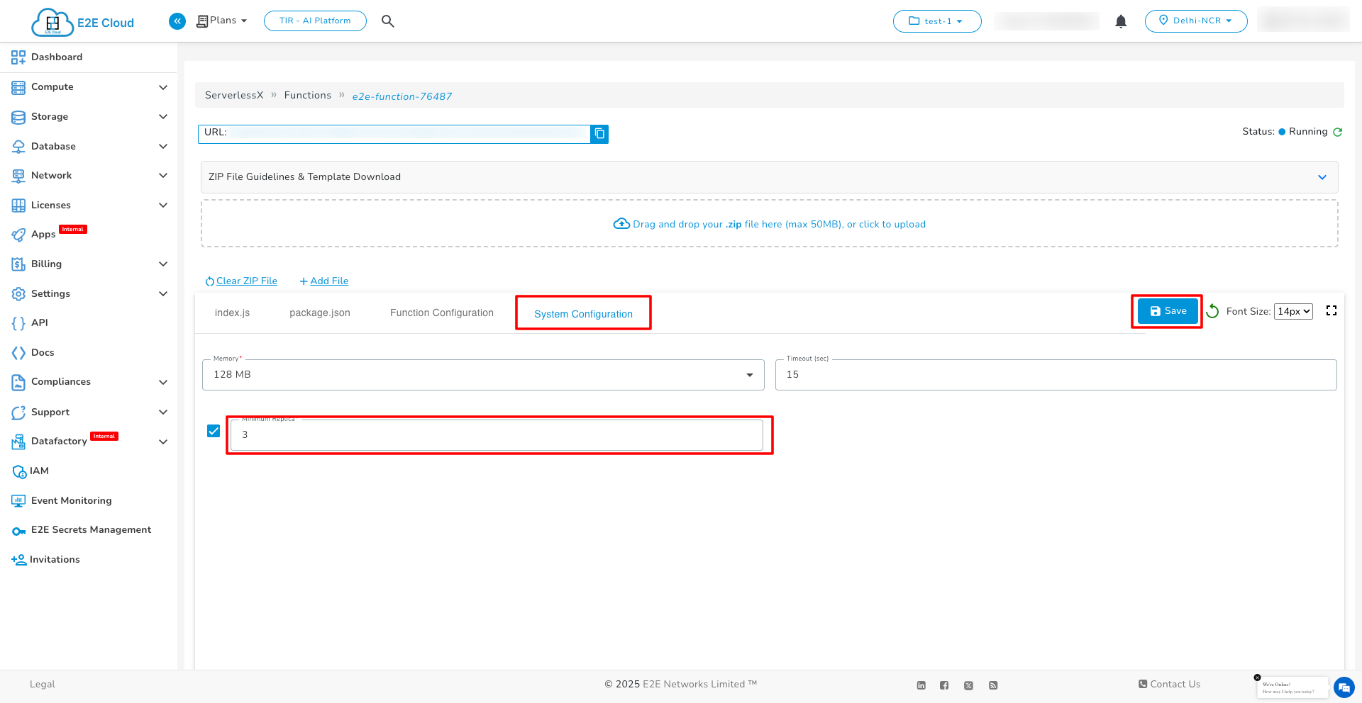 ServerlessX (FaaS) | E2E Cloud